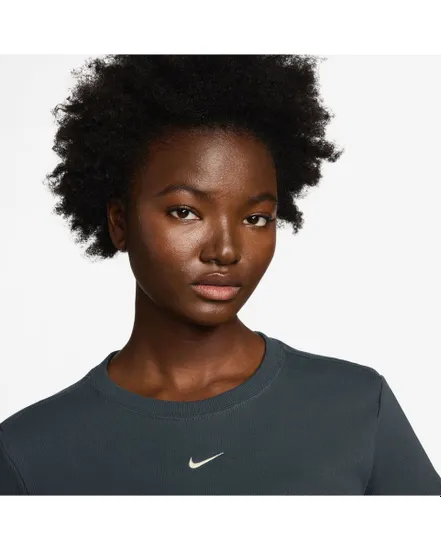 T-shirt Femme Nike W NSW RIB TGHT SS TEE Vert Sport 2000 - Ref HV4994-390