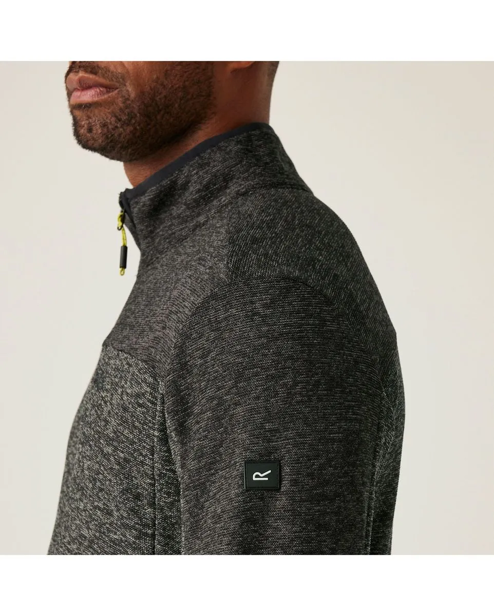 Polaire zip Homme Regatta ELRAM Gris Sport 2000 - Ref RMA621-A9L