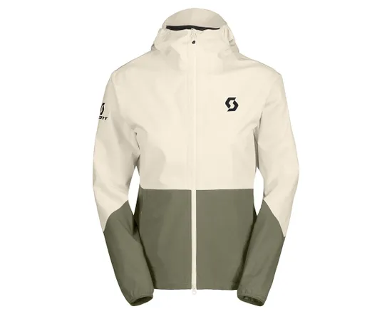 Veste imperméable Femme EXPLORAIR LIGHT DRYO 2.5L Blanc Coton/Vert Foin - Ref 421373-8009