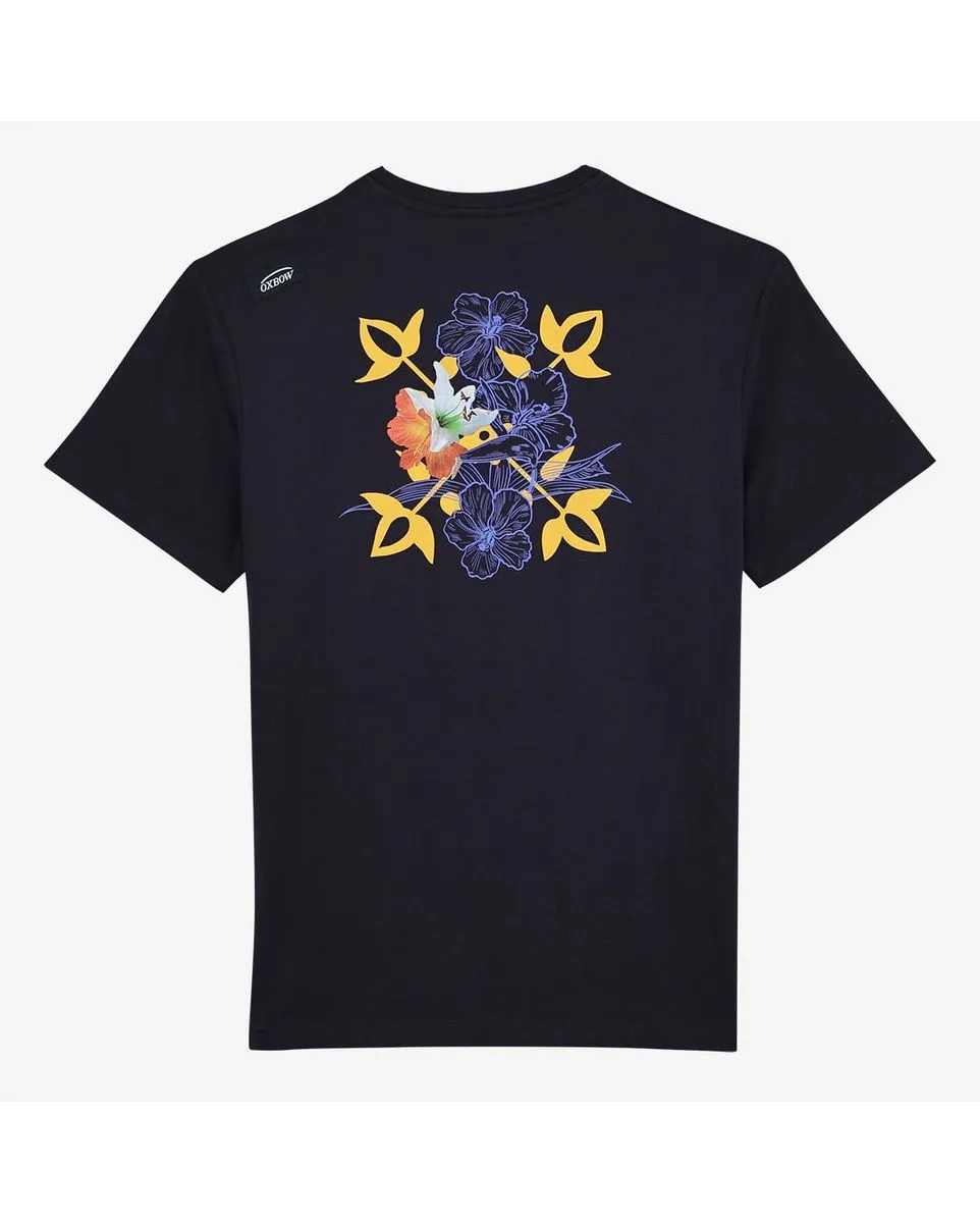 T-shirt manches courtes Homme Oxbow Bleu - ref p1tefla-xdpma - Ref ...