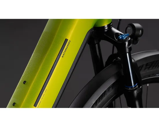 Vélo trekking électrique KATHMANDU HYBRID PRO 800 Lézard/Noir - Ref ...