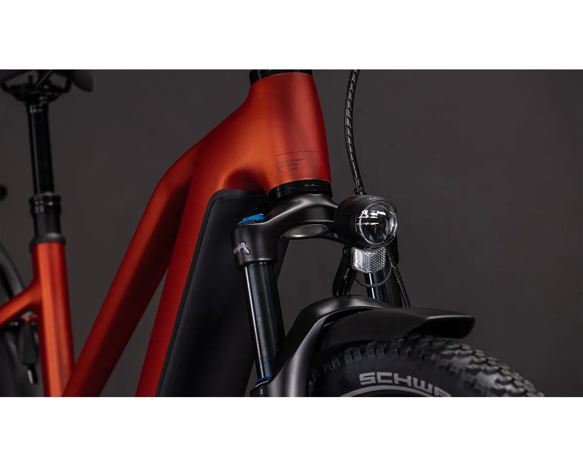 VTC électrique NURIDE HYBRID PRO 600 Rouge Chili/Noir - Ref 110221-001