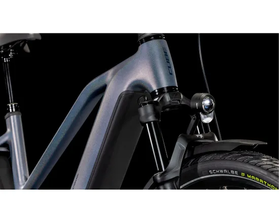 Vélo électrique trekking KATHMANDU HYBRID COMFORT SLX 800 Gris - Ref ...