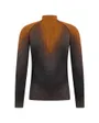 Col roulé zip Homme Odlo BL TOP TURTLE NECK L/S HALF ZIP BLACKCOM ...