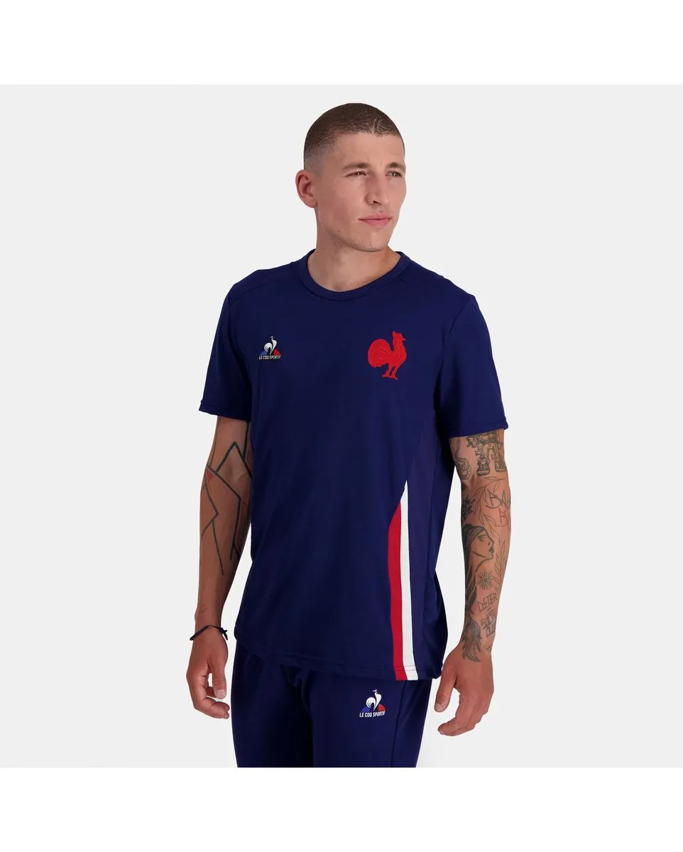 Maillot Homme Le coq sportif FFR PRESENTATION TEE SS M BLEU FR INTENS ...