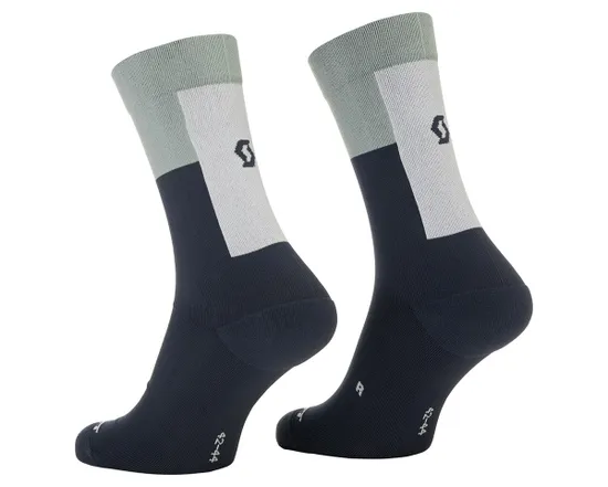 Chaussettes Unisexe BLOCK STRIPE CREW Bleu Foncé/Gris - Ref 409453-8231