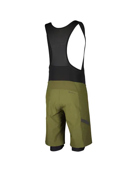 Cuissard à bretelles Homme GRAVEL HYBRID +++ Vert/Noir - Ref 403882-7386
