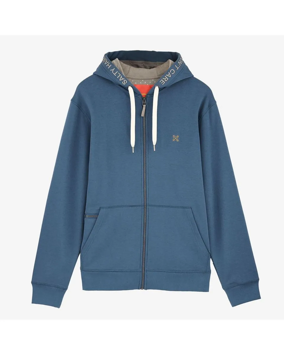 Sweatshirts a capuche Homme Oxbow SWEAT CAPUCHE ZIPPE Bleu Sport 2000 ...