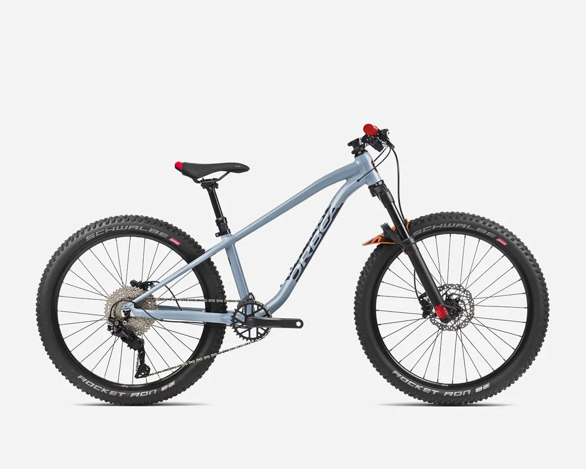 VTT Enfant LAUFEY 24 H10 Gris Bleu/Rouge - Ref N017-I9