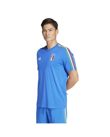 Maillot de football Homme Adidas FIGC DNA TEE Bleu Sport 2000 - Ref IU2108