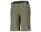 Short Femme TRAIL FLOW AVEC PAD Vert Foin - Ref 280390-7991