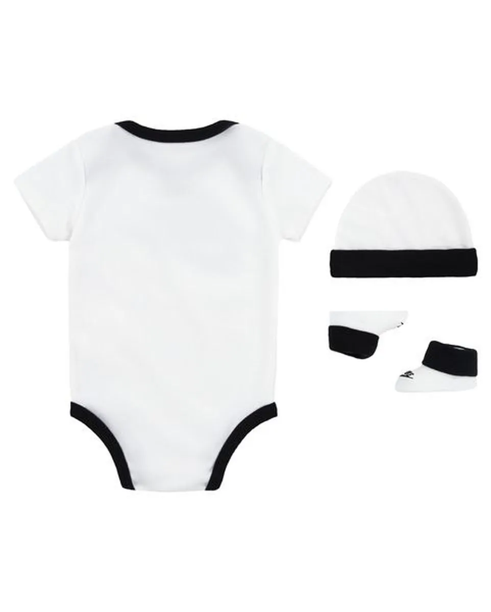 Ensemble 3 pièces Bébé Nike 0-7 ans NHN SUSTAINABLE 3PC FUTURA SET Blanc Sport 2000 - Ref NN0787-782