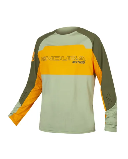 Maillot manches longues Homme MT500 BURNER LITE Orange - Ref E3230-OT