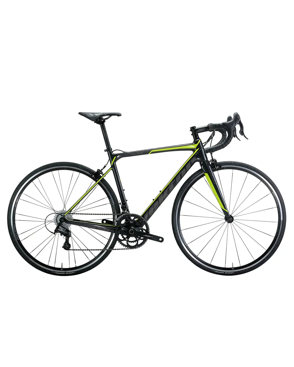 Vélo de route ATHOM CENTAUR 2X11V Argent/Jaune - Ref T2920-C042