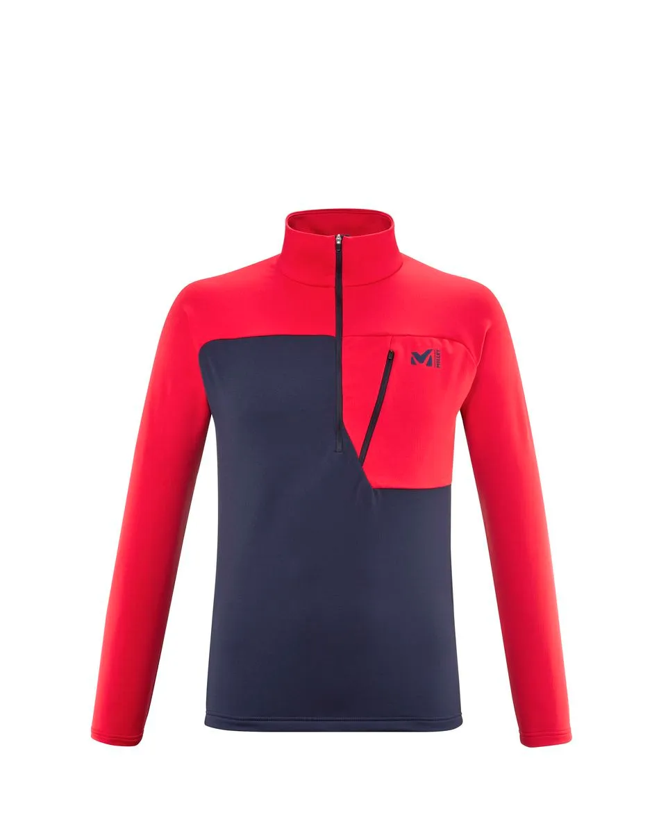 Veste polaire Homme Millet SENECA ZIP M Rouge Sport 2000 - Ref MIV9471-7487