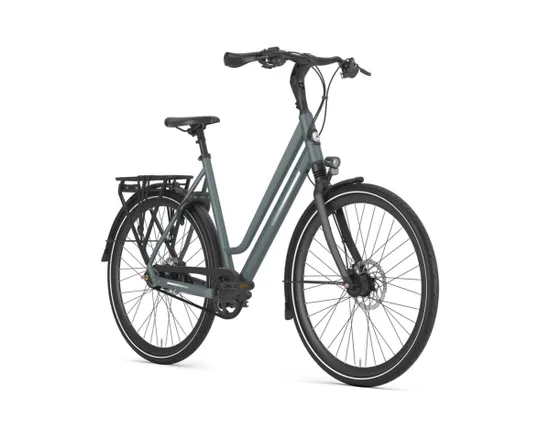 Vélo urbain/trekking CHAMONIX S8 Bleu Pétrole - Ref G3487-001