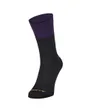 Chaussettes Unisexe BLOCK STRIPE CREW Noir/Violet foncé - Ref 409453-7723