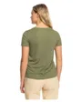 T-shirt manches courtes Femme Roxy CHASING THE WAVE Vert Sport 2000 ...