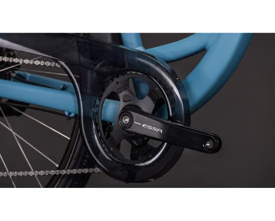 Vélo trekking TOURING ONE Bleu/Gris - Ref 162112-001