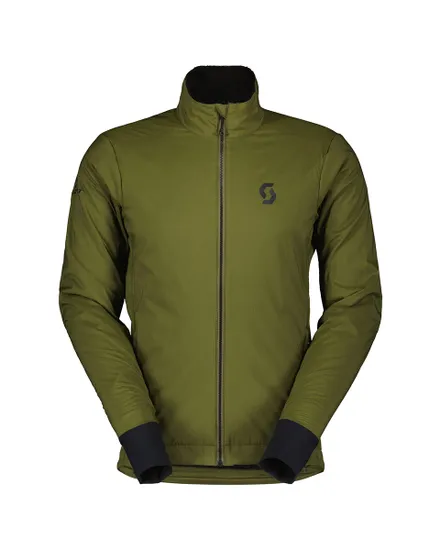 Veste coupe-vent Homme TRAIL STORM INSULOFT AL Vert Sapin - Ref 292003-7340