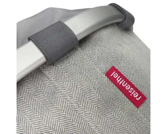 Panier avant BIKEBASKET Gris Chevrons - Ref K0303HG