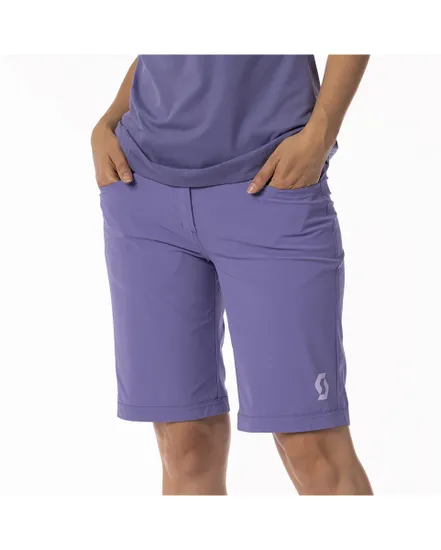 Short Femme TRAIL FLOW AVEC PAD Bleu - Ref 280390-7545
