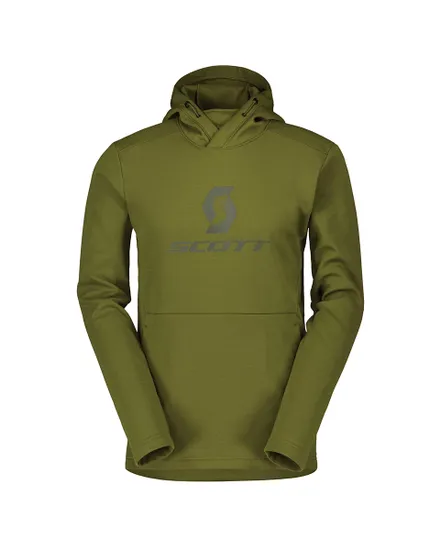 Sweat polaire Homme DEFINED MID HOODY PULLOVER Vert Sapin - Ref 294674-7340