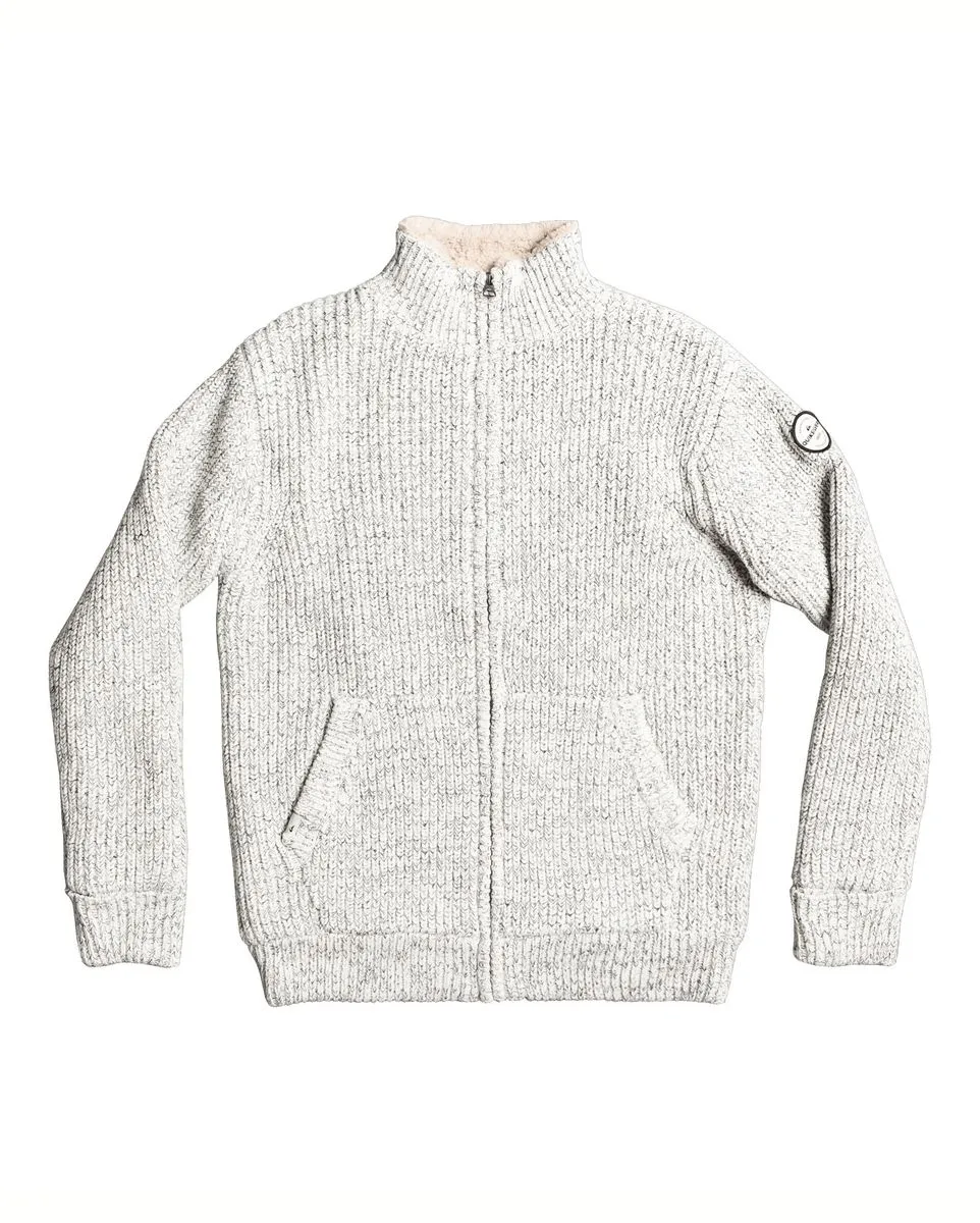 Blouson manches longues Homme Quiksilver BOKETTO UPDATE M SWTR Blanc ...