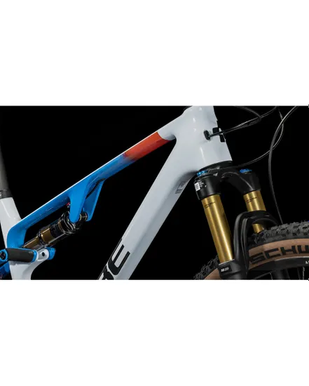 VTT tout suspendu AMS ZERO99 C:68X SLT 29 Blanc/Bleu/Rouge - Ref 752450-001