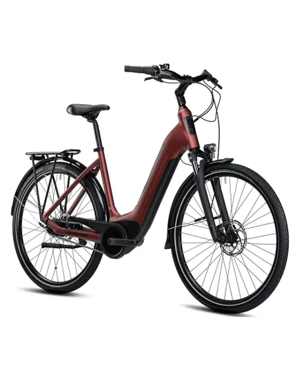 Vélo électrique urbain TRIA N8F ECO WAVE Rouge - Ref 440882-WTEN2