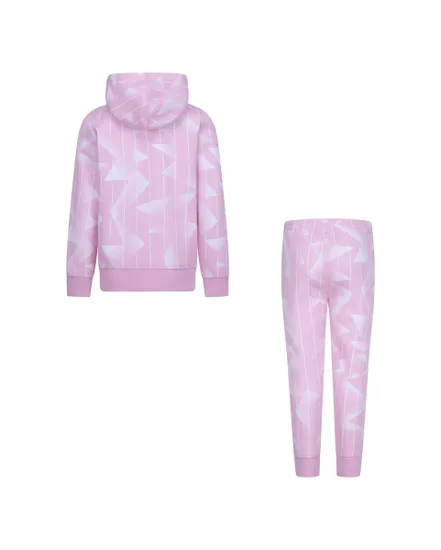 Survêtement Enfant Jordan JDG ESSENTIALS AOP FLC PO SET Rose - Ref ...