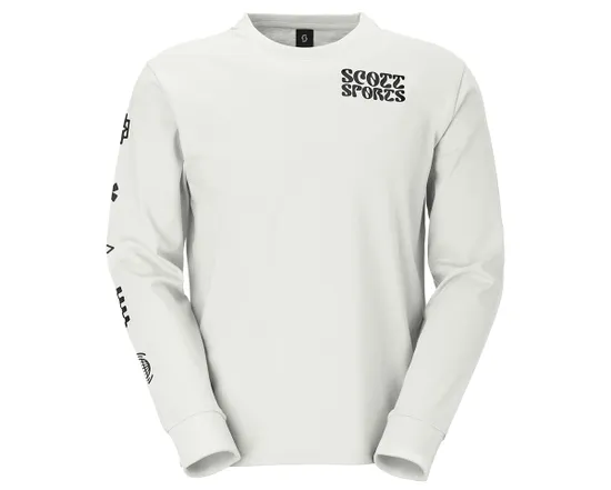T-shirt manches longues Unisexe GRAPHIC Blanc - Ref 424696-0002