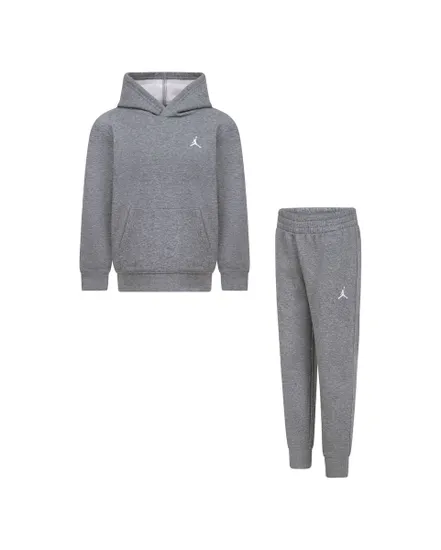 Ensemble de survetement Jeune enfant Jordan MJ BRKLYN FLC PO SET Gris ...