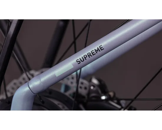 Vélo urbain électrique SUPREME HYBRID DELUXE SLX 600 Gris/Noir - Ref ...