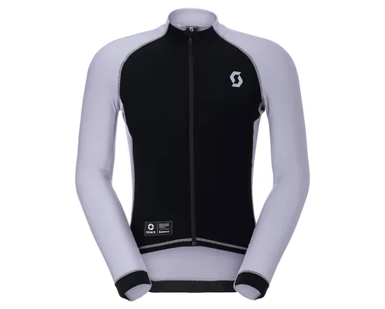 Maillot manches longues Homme RC PRO WARM REMIX Noir/Violet Chiné - Ref ...