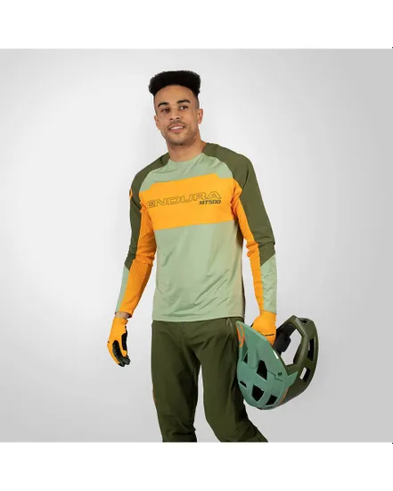 Maillot manches longues Homme MT500 BURNER LITE Orange - Ref E3230-OT