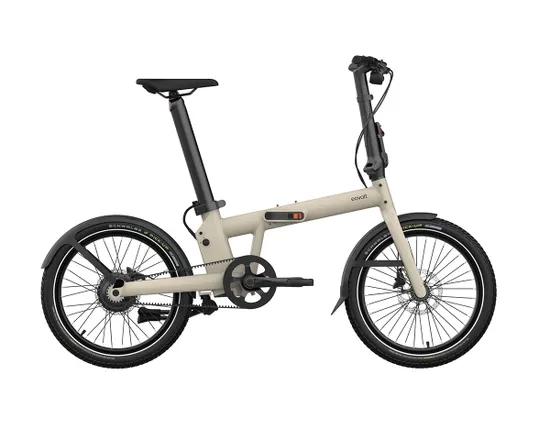Vélo électrique urbain pliant AFTERNOON PRO Taupe - Ref PR20-TS