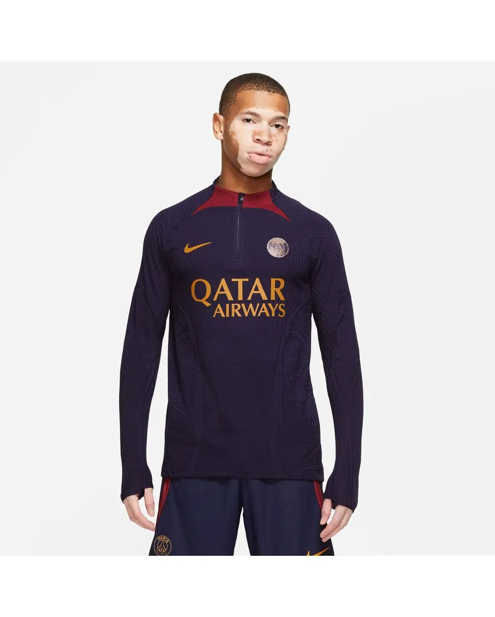 T-shirt de football Homme Nike PSG MNK DFADV STRKELT DRILT K Bleu Sport ...
