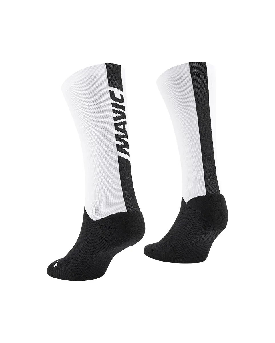 Chaussettes Unisexe MAVIC LOGO Blanc/Noir - Ref G000266-001