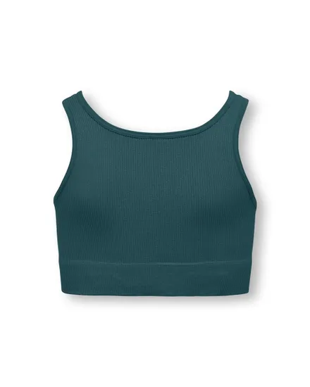Top Fille Only play ONPJAIA LIFE UN SL SEAM SHORT TOP GIRLS Bleu Sport ...