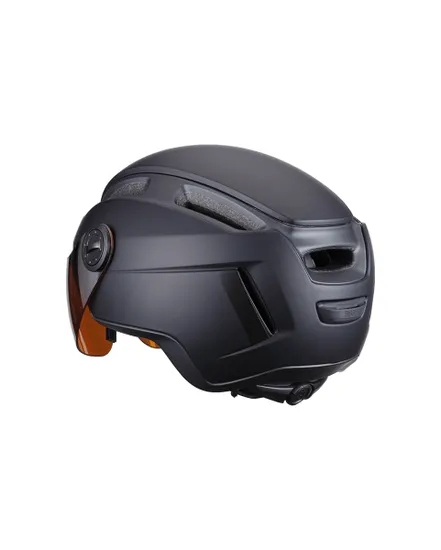 Casque Urbain Unisexe INDRA FACESHIELD Noir Mat - Ref BHE-56F-001