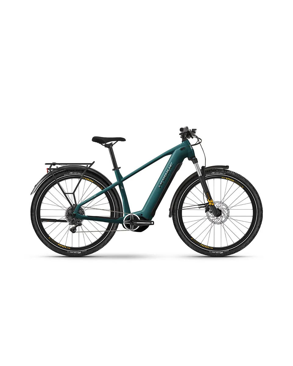 Vélo électrique trekking Unisexe TREKKING 4 HIGH Bleu/Noir/Chrome - Ref 454004-HTCR2