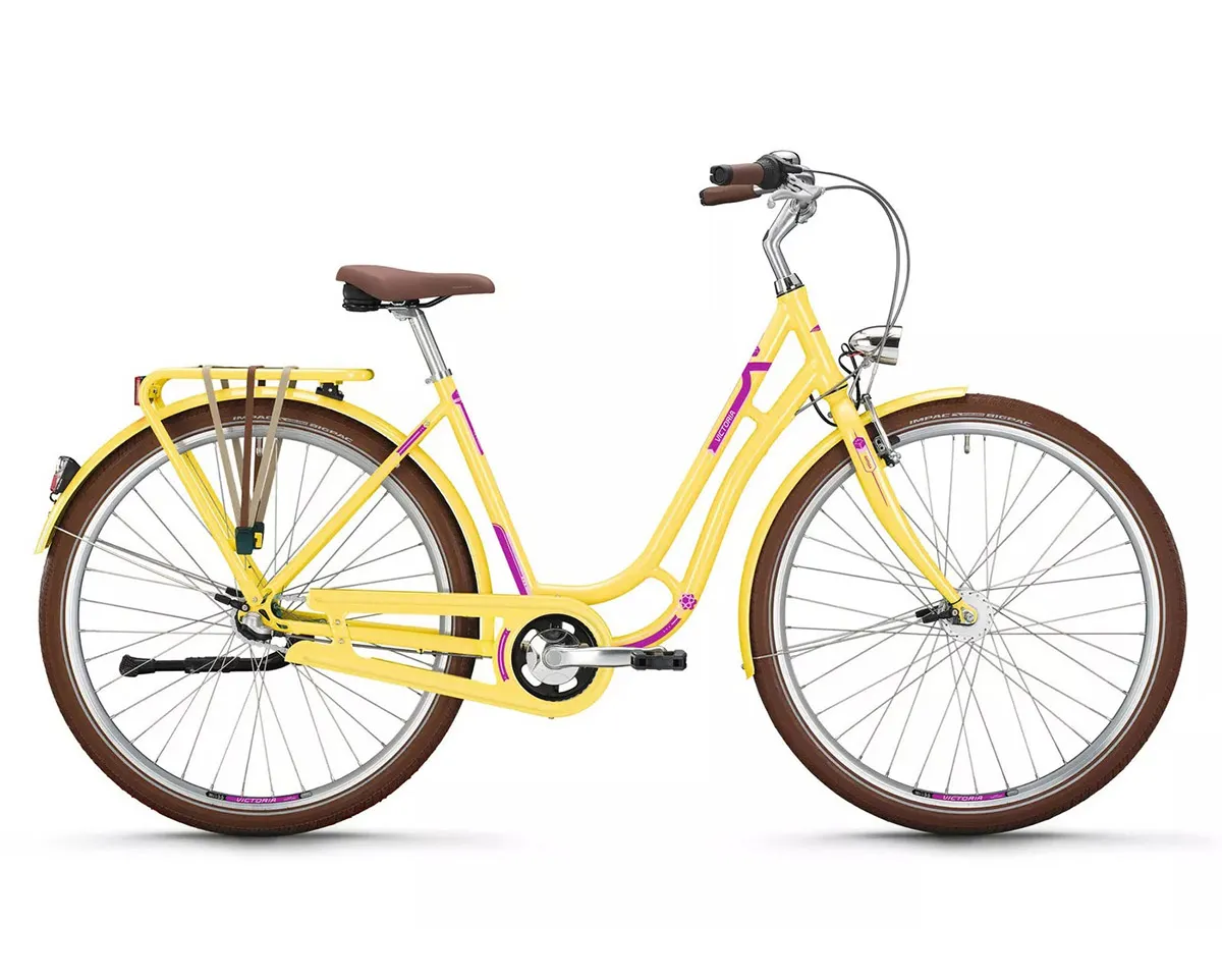 Vélo urbain ANTIQA 3 Jaune - Ref 02986784-001