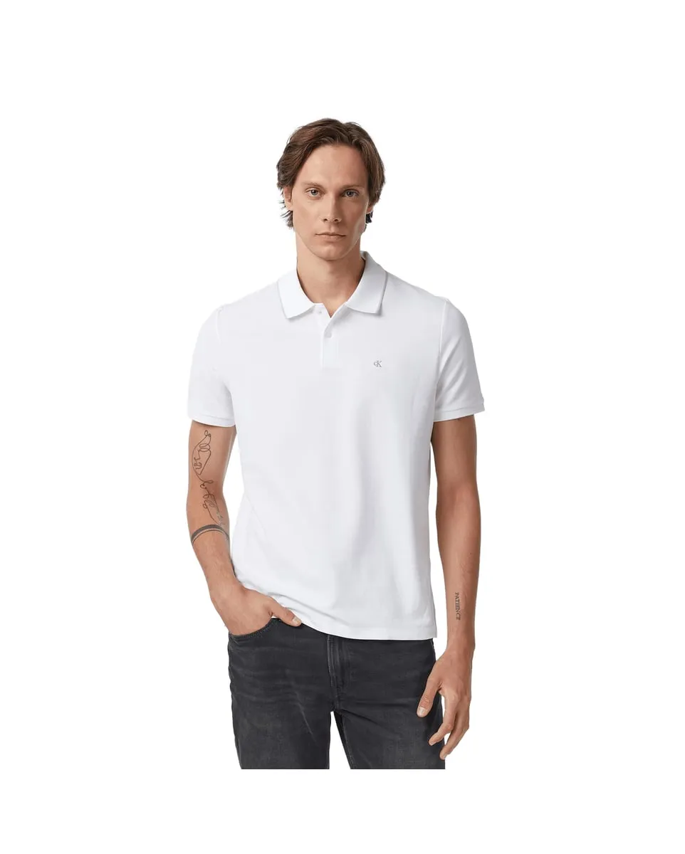 Polo Calvin Klein SS Refined - Piqué Coton Blanc, Confort & Élégance ...