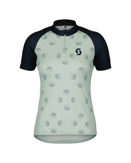Maillot manches courtes Femme ENDURANCE 30 Vert clair/Bleu - Ref 421091 ...