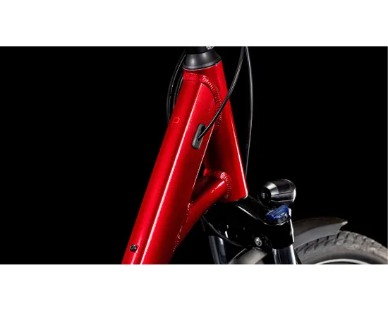 Vélo trekking TOURING PRO Rouge - Ref 862212-001