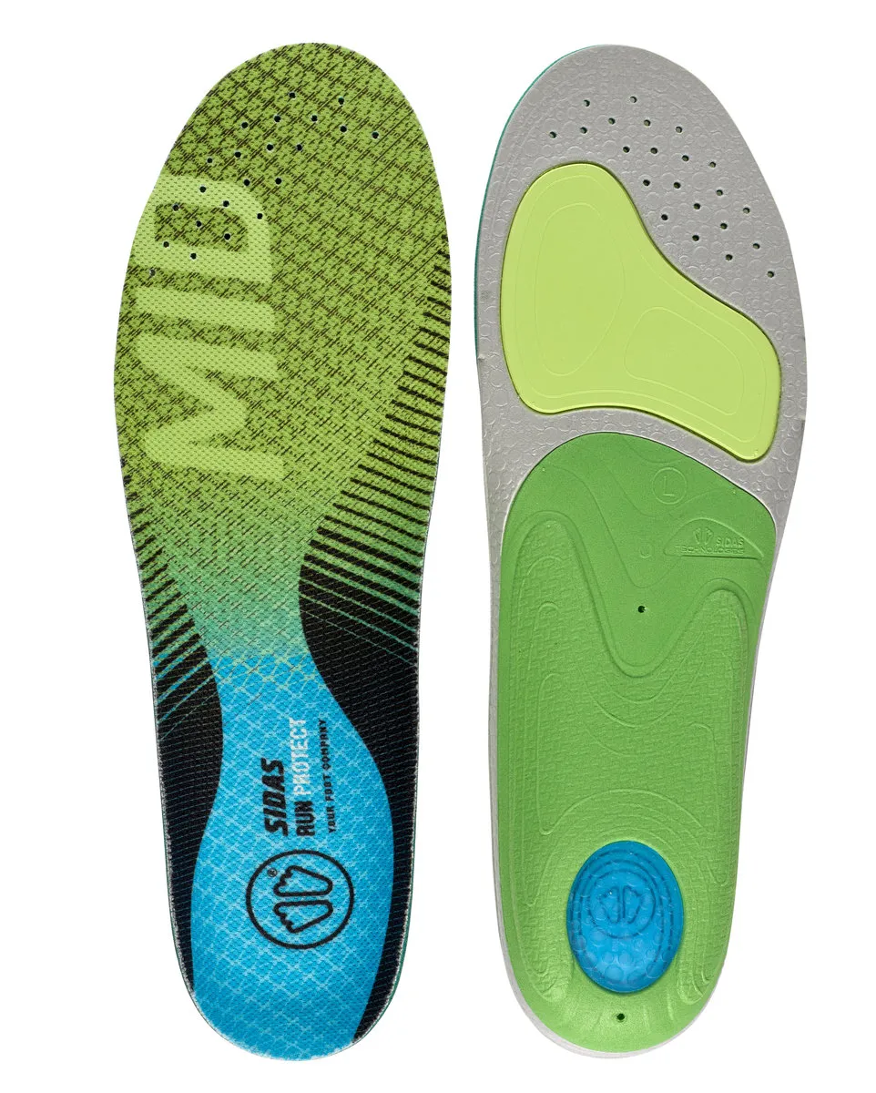 Semelles Unisexe Sidas SEMELLES 3FEET RUN PROTECT Vert Sport 2000 - Ref ...